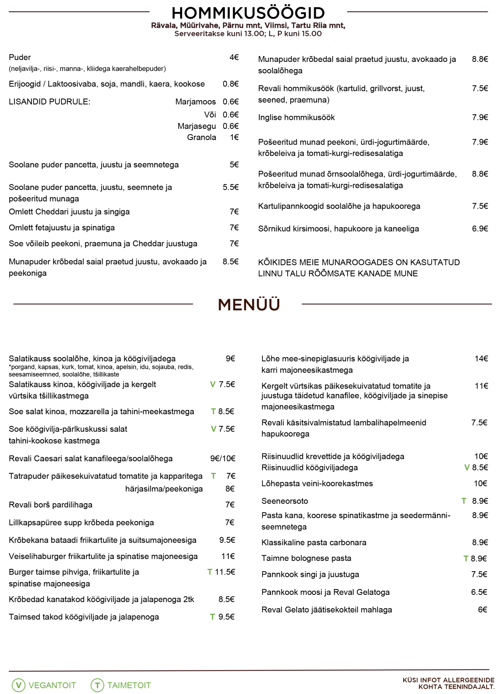 Viimsi – Reval Cafe